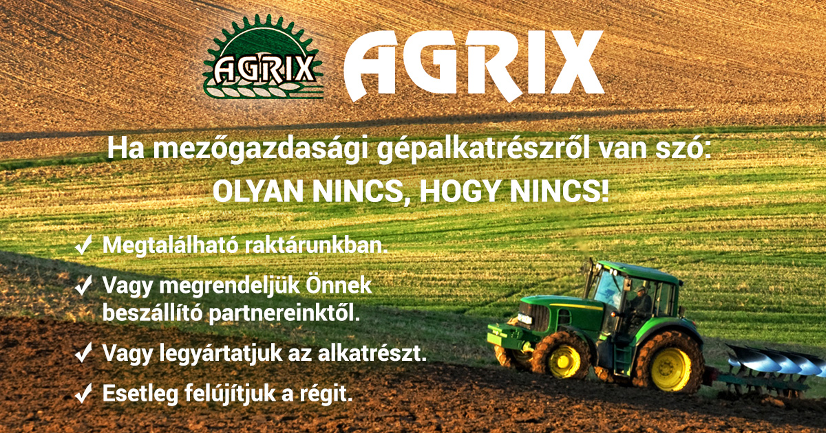 AGRIX - Mezőgazdasági gépalkatrész
